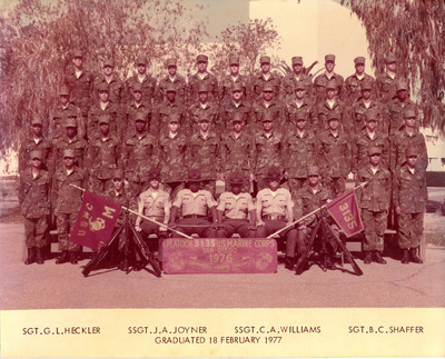 "[Military] Photograph of United States Marine Corps, Platoon 3135, 197"
