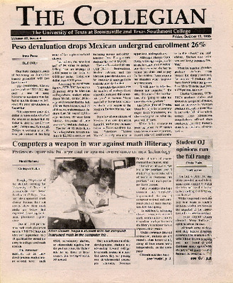 "The Collegian (1995-10)" by Heidi Holland