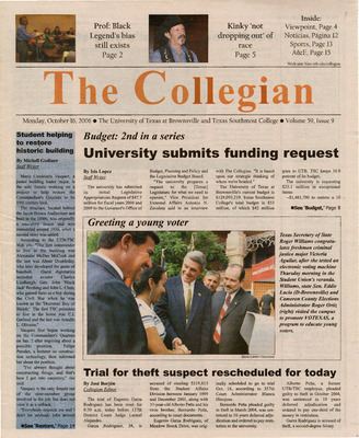 "The Collegian (2006-10-16)" by José Borjón