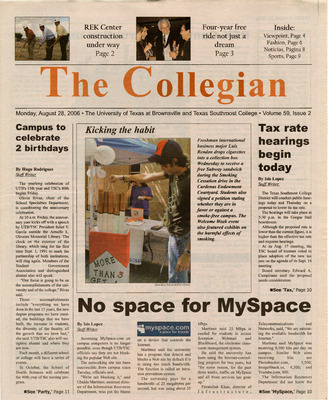 "The Collegian (2006-08-28)" by José Borjón