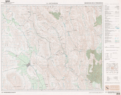 "Carta Topografica Nuevo Leon, La Ascension G14C77, 1975" by Comisión ...