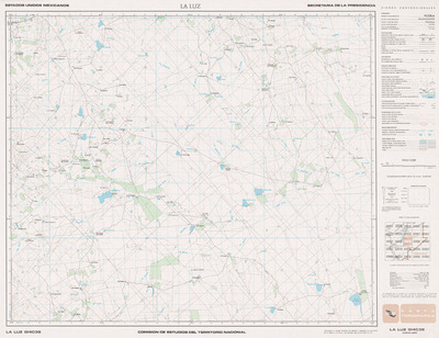 "Carta Topografica Nuevo Leon, La Luz G14C39, 1978" by Comisión de ...