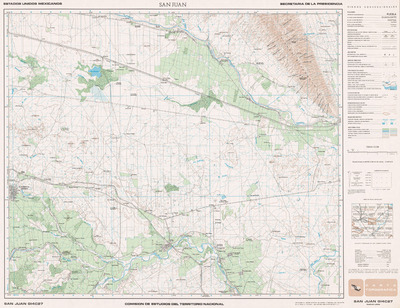 "Carta Topografica Nuevo Leon, San Juan G14C27, 1974" by Comisión de ...