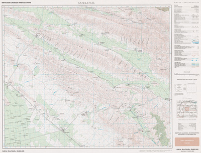 "Carta Topografica Nuevo Leon, San Rafael G14C45, 1991" by Instituto ...