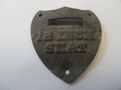 "U.S. Cavalry saddle shield"