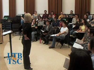 "Master Chorale Prepare for TMEA" by University of Texas at Brownsville ...