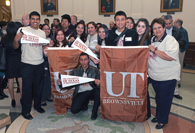 "[UTB UTPA Merger Bill] Photograph of UTB and UTPA Merger Bill at Capit ...