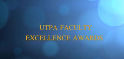 "UTPA Faculty Excellence Awards 2012"