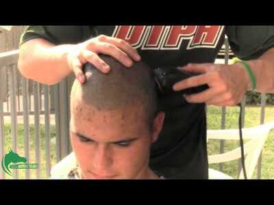 "The Pan American - UTPA Baseball team shaves for 5-year-old fan"
