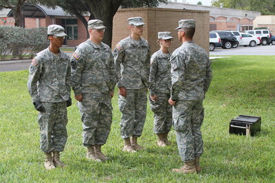 "[Veteran's Day] Photograph of ROTC Soldiers in Formation" by ...