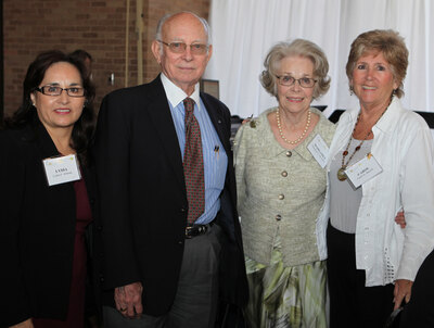 "[Donor Luncheon] Photograph of Lydia P. Aleman, Margaret E. McAllen, a ...